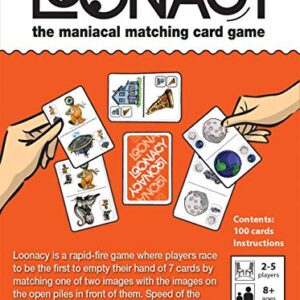 Loonacy Card Game - Maniacal Matching for 2-5 Players