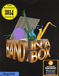 band-in-a-box 2014 megapak [old version, win dvd-rom]