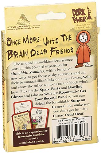 Munchkin Zombies 4 Spare Parts Game