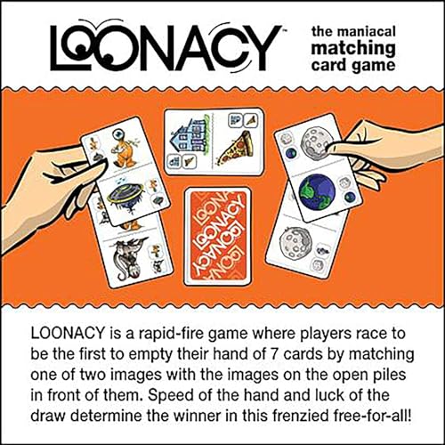 Loonacy Card Game - Maniacal Matching for 2-5 Players