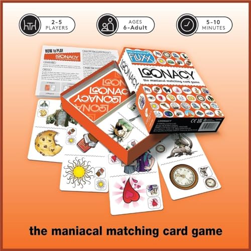 Loonacy Card Game - Maniacal Matching for 2-5 Players