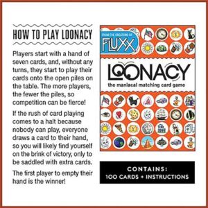 Loonacy Card Game - Maniacal Matching for 2-5 Players