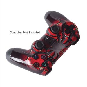 GameXcel Skins Compatible with PS4 Controller - Stickers Compatible with Playstation Dualshock 4 - Decals Cover Skin Accessories Compatible with PS4 Slim Controllers - Widow Spider