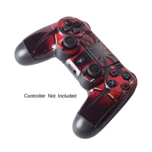 GameXcel Skins Compatible with PS4 Controller - Stickers Compatible with Playstation Dualshock 4 - Decals Cover Skin Accessories Compatible with PS4 Slim Controllers - Widow Spider