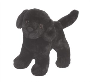 douglas abraham black lab dog plush stuffed animal