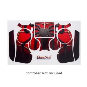 GameXcel Skins Compatible with PS4 Controller - Stickers Compatible with Playstation Dualshock 4 - Decals Cover Skin Accessories Compatible with PS4 Slim Controllers - Widow Spider