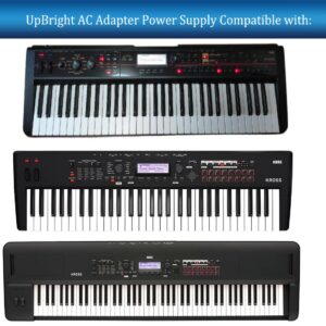 UpBright 9V AC/DC Adapter Compatible with Korg KA350 KA-350 Volca FM volca bass volca Keys volca Beats Kick sequencer Analog Rythm Machine Kross 2 61 88 Keyboard MS-20 Mini MK-1S Power Supply Charger