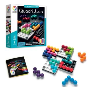 smartgames quadrillion multi-grid magnetic puzzle game with millions of challenges for ages 7 – adult