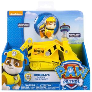 Paw Patrol - Rubble’s Diggin’ Bulldozer - Figure & Vehicle