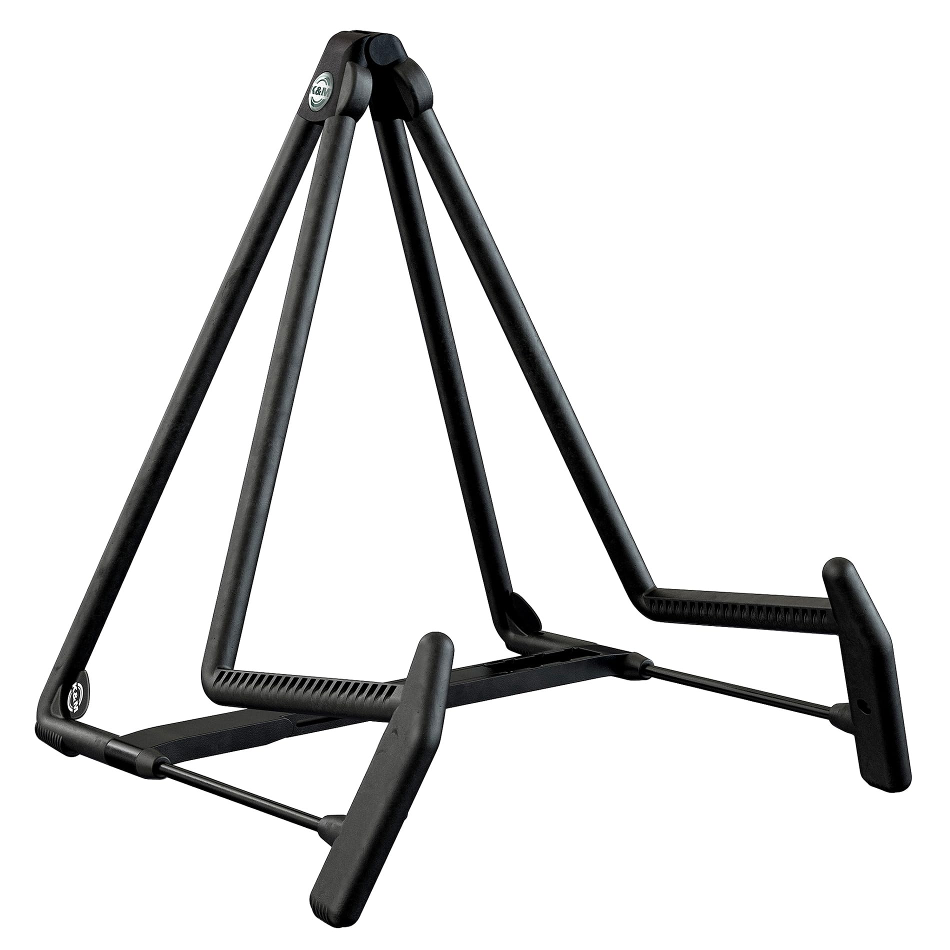 K&M - König & Meyer 17580.014.55 - Heli 2 Guitar Stand - Folding A-Frame for Acoustic Guitars - Adjustable and Collapsible – Sturdy and Durable - Professional Choice - German Made - Black