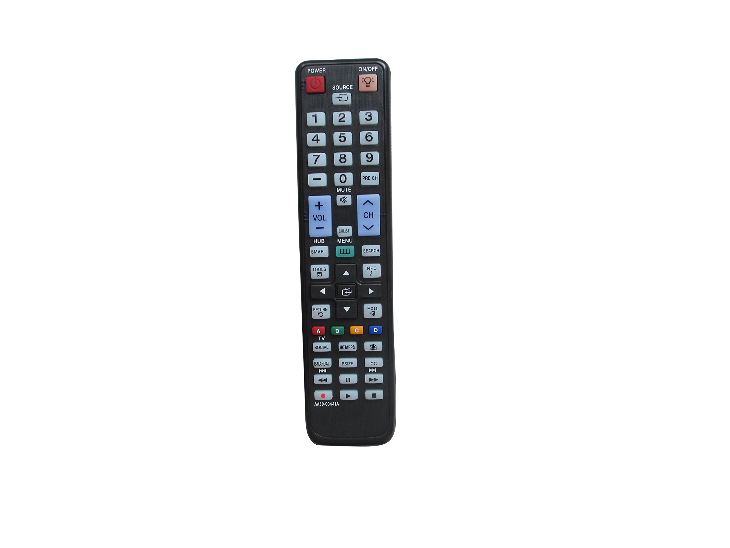 HCDZ Replacement Remote Control for Samsung LN46C530F1F LN46C530F1FXZA LN32C540F2F Plasma LCD LED HDTV TV