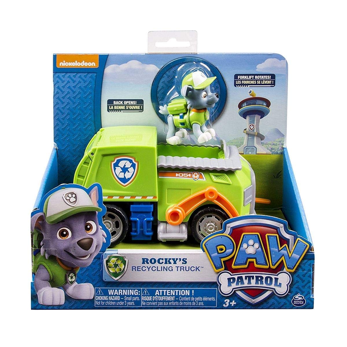 Paw Patrol Rocky's Recycling Truck, Vehicle & Figure