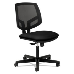 hon 5711ga10t volt series mesh back task chair, black fabric