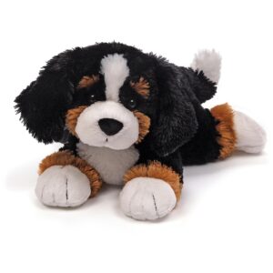 gund randle bernese mountain dog, premium stuffed animal plush for ages 1 and up, black/brown, 13”