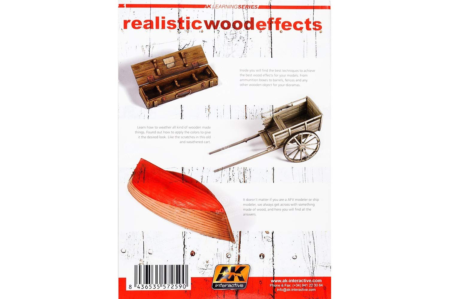 AK Interactive Learning Series Book - Realistic Wood Effects - AKBOOK259