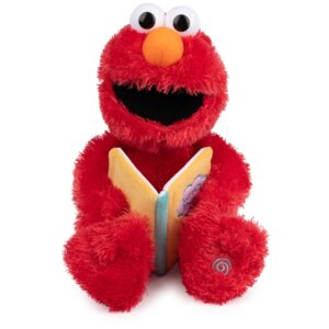 GUND Sesame Sesame Street Official Nursery Rhyme Elmo Animated Muppet Plush, Premium Plush Sensory Toy for Ages 18 Months & Up, Red, 15”