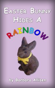 easter bunny hides a rainbow