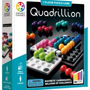 SmartGames Quadrillion Multi-Grid Magnetic Puzzle Game with Millions of Challenges for Ages 7 – Adult