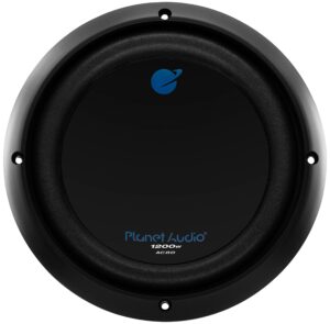 planet audio ac8d anarchy series 8 inch car subwoofer - 1200 watts max, dual 4 ohm voice coil, sold individually, hook up to amp