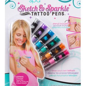 Alex Spa Sketch and Sparkle Tattoo Pens Girls Fashion Activity