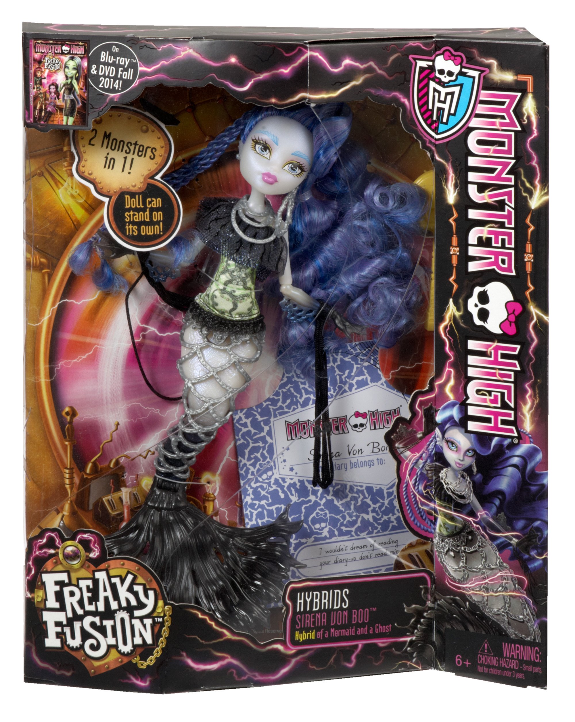 Mattel Monster High Freaky Fusion Siren von Boo Doll