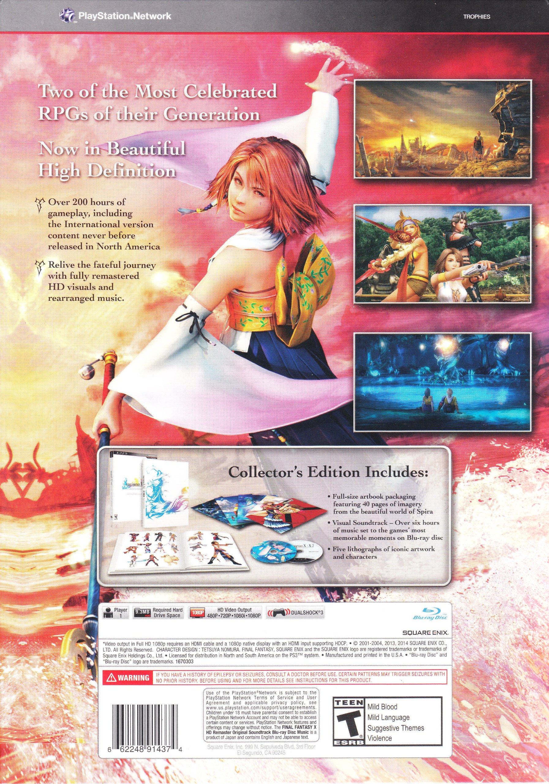 Final Fantasy X / X-2 HD Remaster Collector's Edition