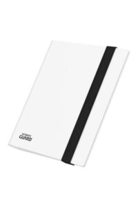 ultimate guard flexxfolio | trading card binder with 4 side-loading pockets per page | up to 160 cards | white, sturdy card collection album designed for double-sleeved tcg cards