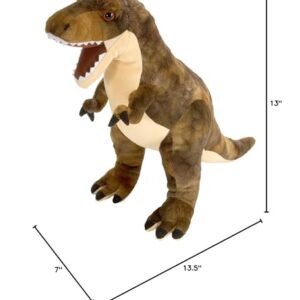 Wild Republic T-Rex Plush, Dinosaur Stuffed Animal, Plush Toy, Gifts for Kids, Dinosauria 15"