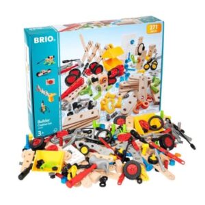 BRIO 34589 Builder Creative Set - 271 Piece STEM Construction Toy | FSC-Certified Wood & Plastic Pieces | Perfect for Toddlers Age 3+ | Enhances Creativity & Motor Skills