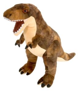 wild republic t-rex plush, dinosaur stuffed animal, plush toy, gifts for kids, dinosauria 15"