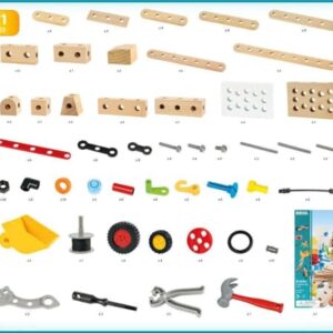 BRIO 34589 Builder Creative Set - 271 Piece STEM Construction Toy | FSC-Certified Wood & Plastic Pieces | Perfect for Toddlers Age 3+ | Enhances Creativity & Motor Skills