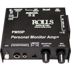 rolls PM55P Personal Monitor Amp Battery Opt