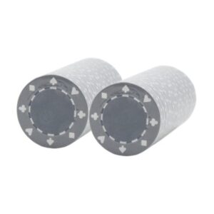 Brybelly 50 Suited 11.5 Gram Poker Chips (Gray)