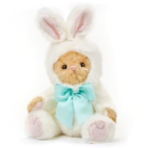 bearington harey the easter teddy bear bunny, 10 inch stuffed easter bunny