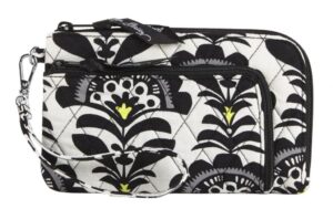 vera bradley zip zip wristlet in fanfare