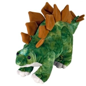 wild republic stegosaurus plush, dinosaur stuffed animal, plush toy, gifts for kids, 10", multicolor, (model: 15489)