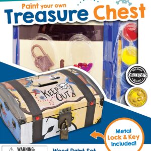 Works of Ahhh... Craft Set - Treasure Chest Classic Wood Paint Kit