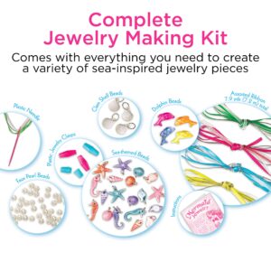 Creativity for Kids Mermaid Jewelry - String Mermaid Beads, Create 8 Jewelry Pieces - Great for Beginners