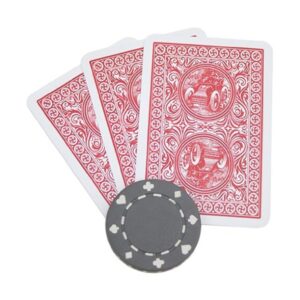 Brybelly 50 Suited 11.5 Gram Poker Chips (Gray)