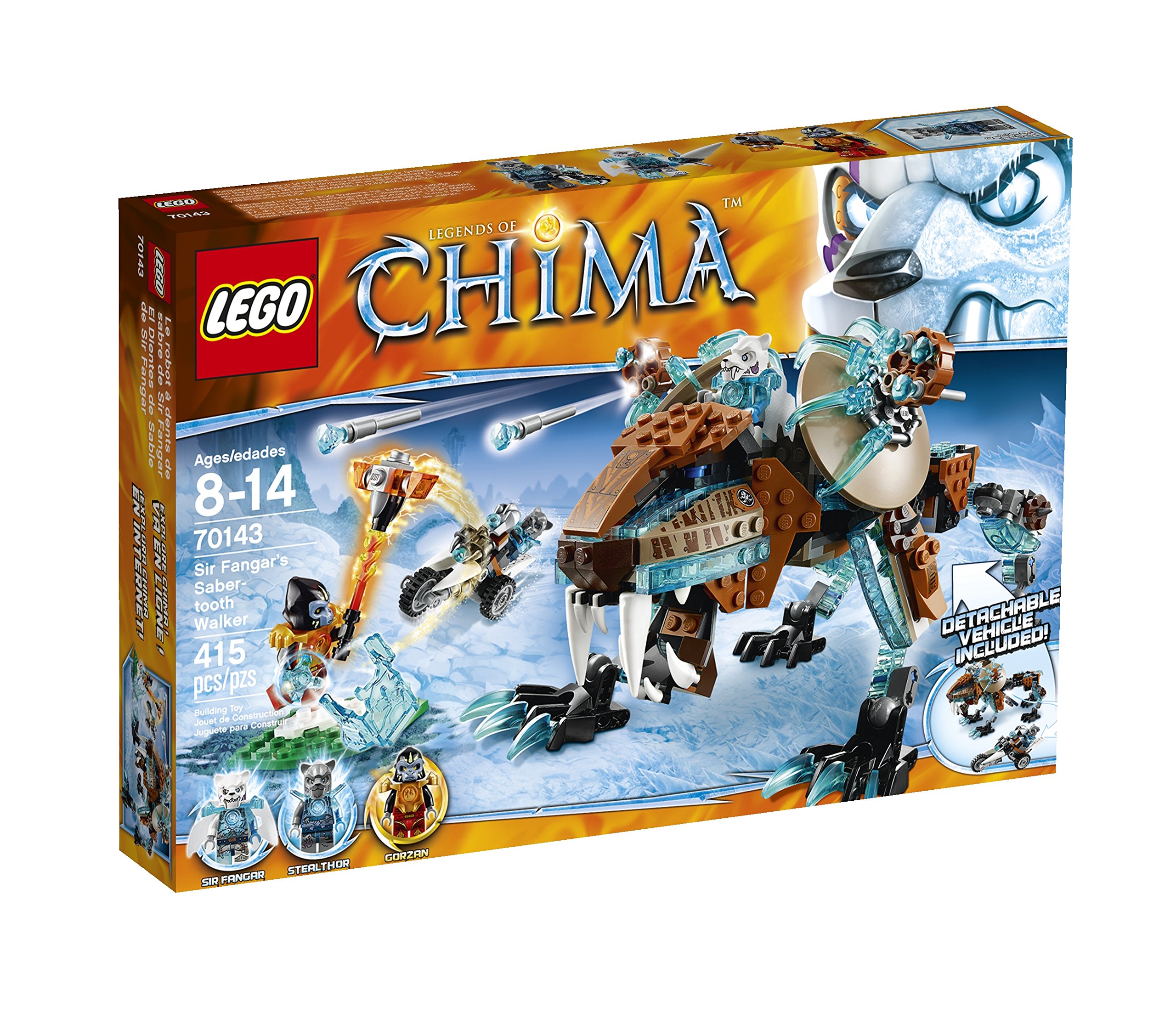 LEGO Chima 70143 Sir Fangar's Saber-Tooth Walker Building Toy