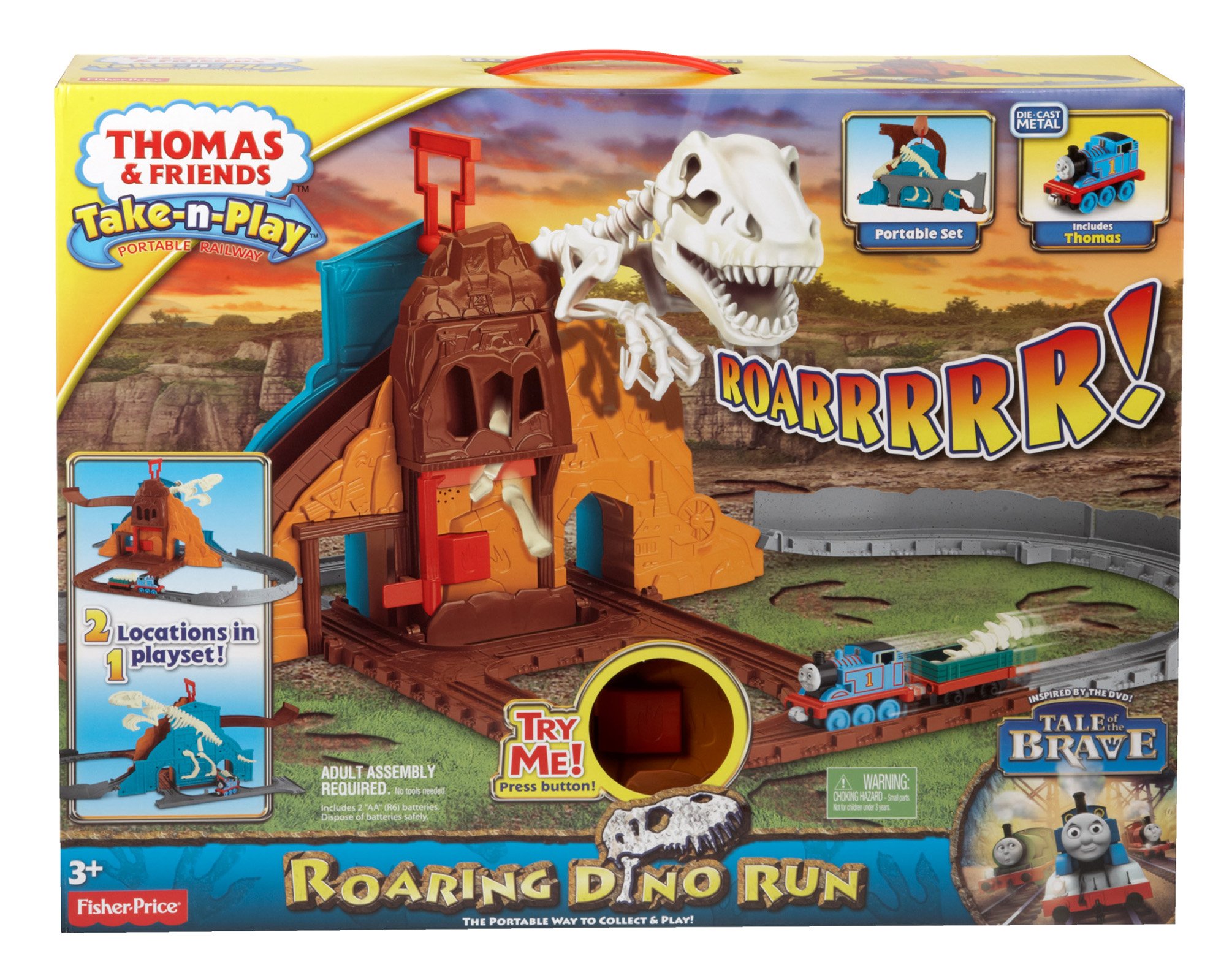 Thomas & Friends Take-n-Play, Roaring Dino Run