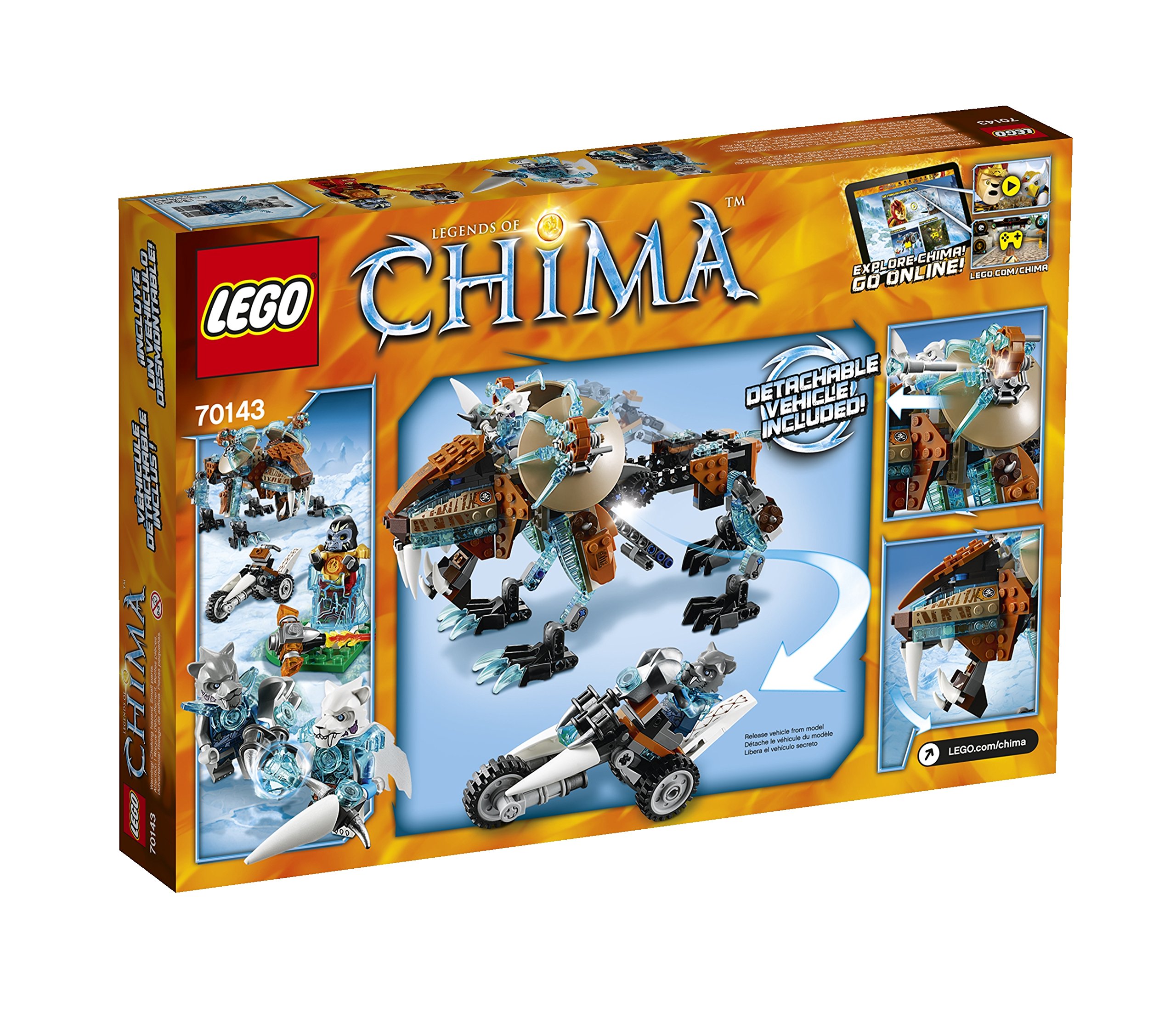 LEGO Chima 70143 Sir Fangar's Saber-Tooth Walker Building Toy