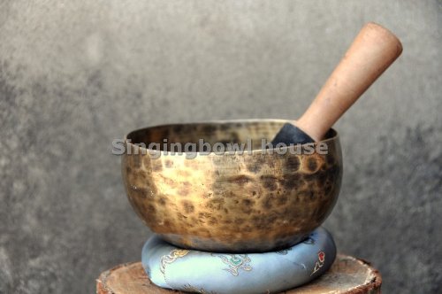 8"handmade Tibetan Singing Bowl-handmade By Singing Bowl House in Nepal