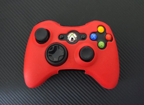 One Piece 1x for Xbox 360 Remote Controller Silicon Protective Skin Case Cover (Red)