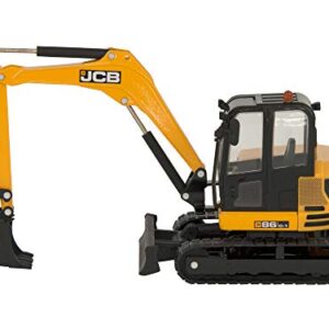 Britains JCB Farm Tomy Toys - Midi Excavator - 1:32 JCB 86C -1 Digger - Collectable Tractor Toy - 1:32 Scale Farm Toys - Suitable for Collectors and Kids - 3 Year Plus