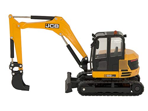 Britains JCB Farm Tomy Toys - Midi Excavator - 1:32 JCB 86C -1 Digger - Collectable Tractor Toy - 1:32 Scale Farm Toys - Suitable for Collectors and Kids - 3 Year Plus