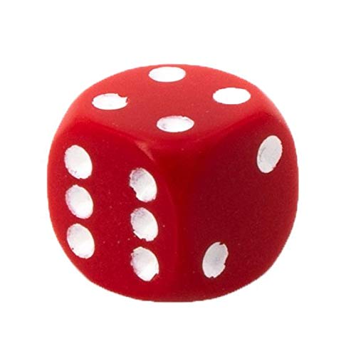 Chessex CHX25804 Dice-Opaque: 36D6 Red/White Set, Small (10mm - 14mm)