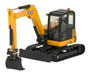 britains jcb farm tomy toys - midi excavator - 1:32 jcb 86c -1 digger - collectable tractor toy - 1:32 scale farm toys - suitable for collectors and kids - 3 year plus