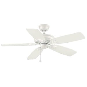 hampton bay heirloom 52 in. indoor/outdoor white matte ceiling fan