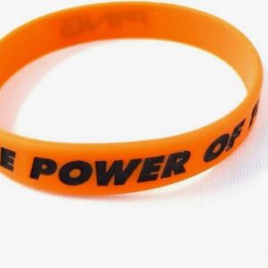 PING New The Power of 10' Orange/Black Wrist Band/Bracelet